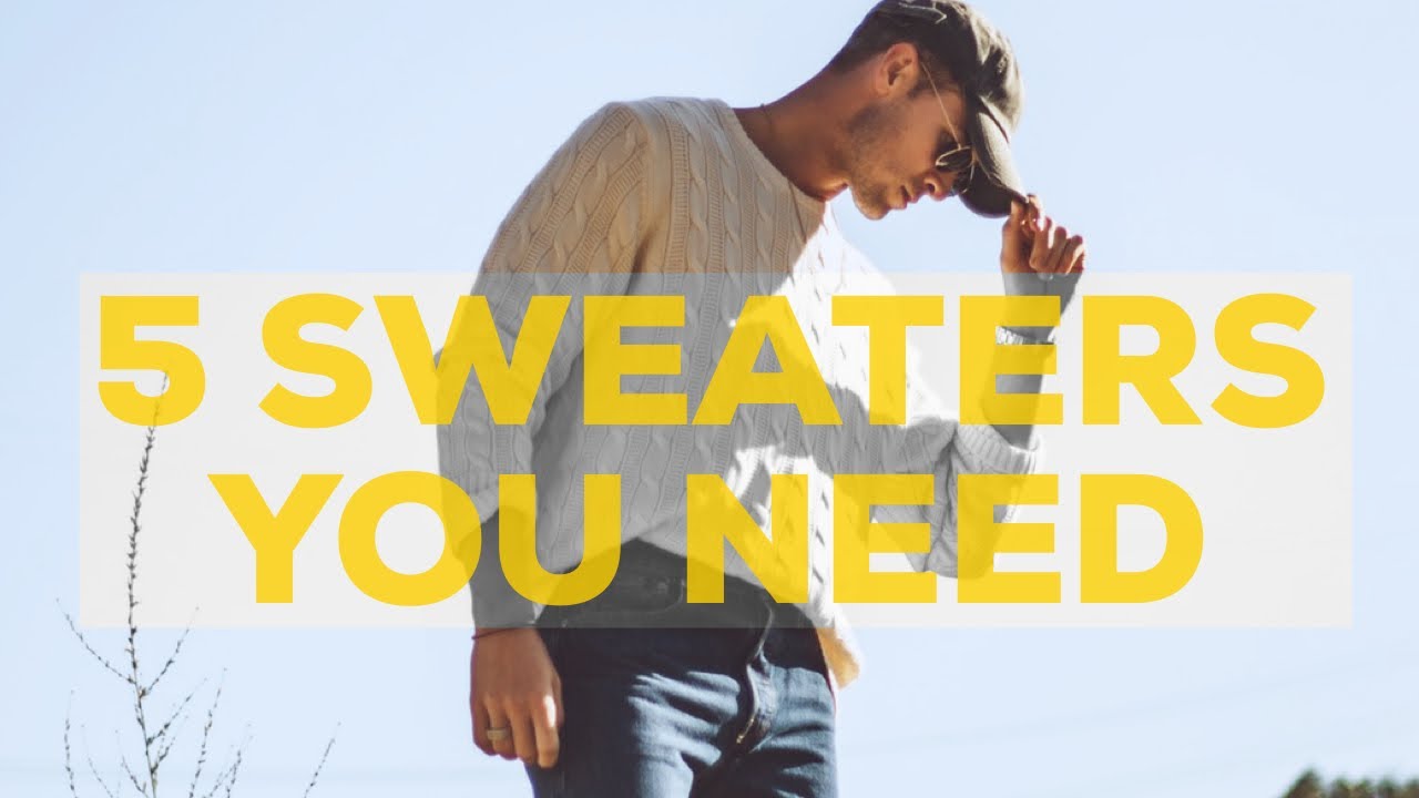 5 Best Sweaters for Men | Fall Fashion Picks