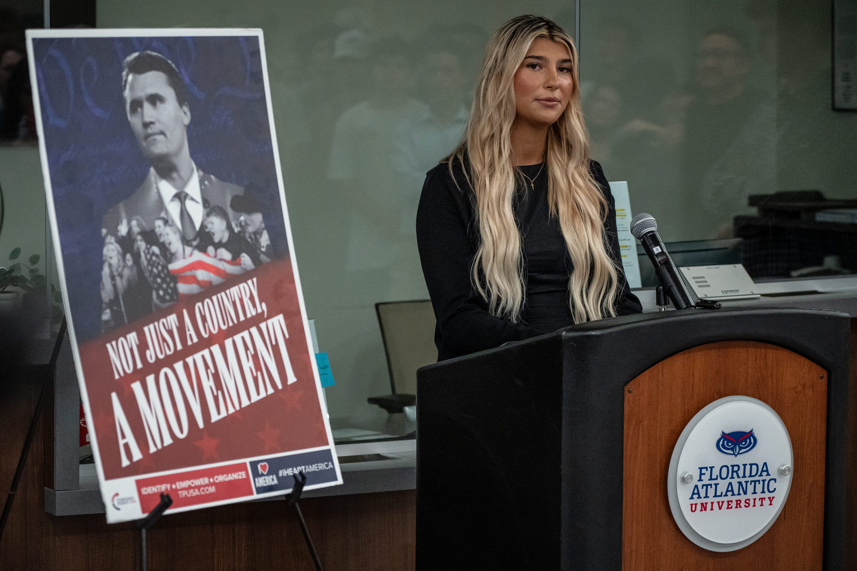 FAU students hold emotional memorial for Charlie Kirk: We wanted to do ...