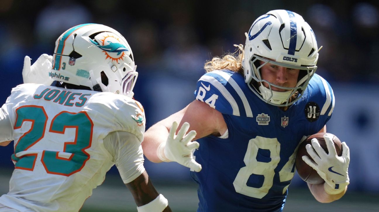 Colts rookie Tyler Warren becomes centerpiece of offense