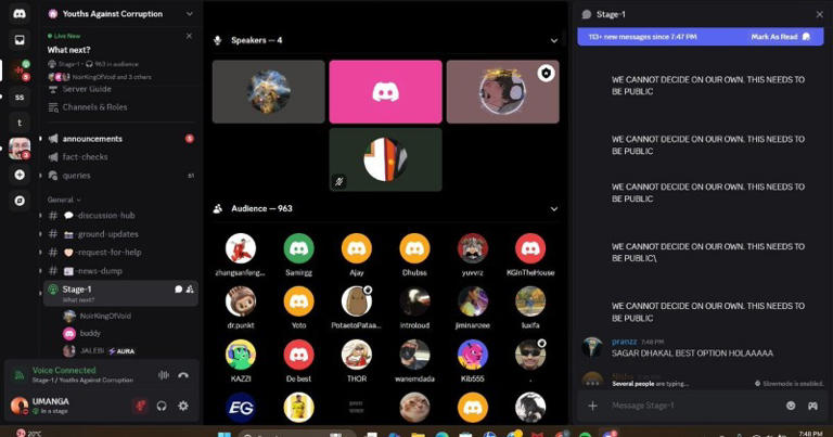 Viral video shows Nepali Gen Zs deciding the future of Nepal on Discord