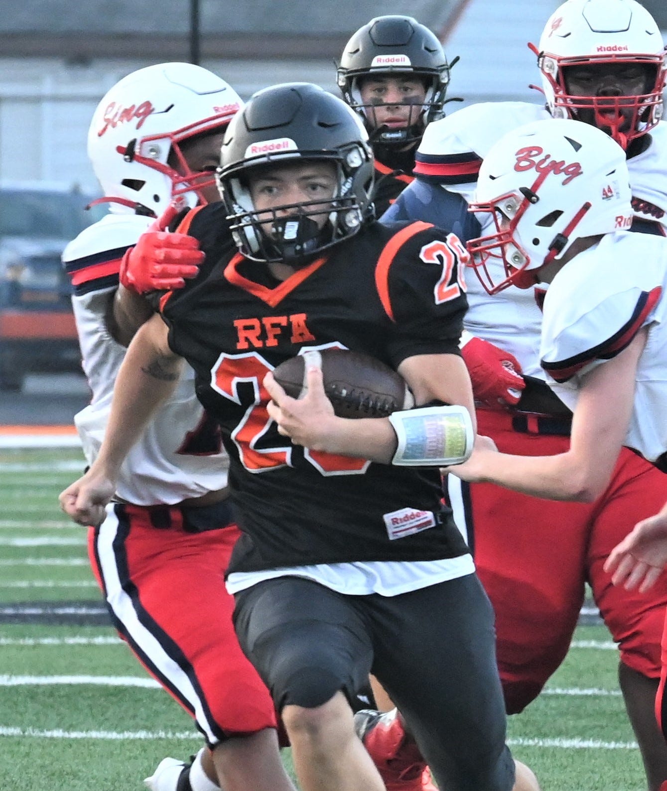 RFA routs Binghamton for first win of football season