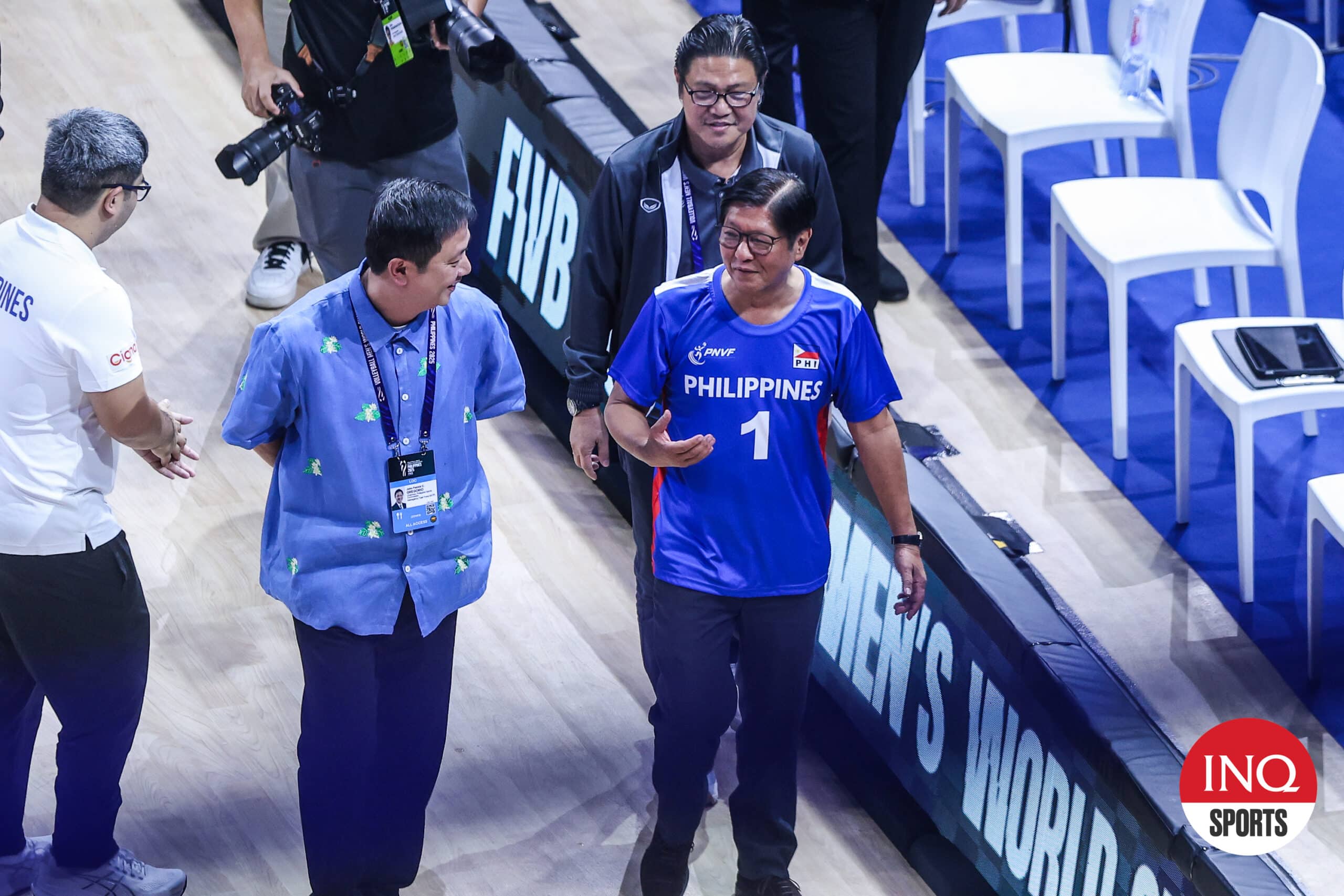 Marcos delivers ceremonial serve as FIVB men’s worlds kick off