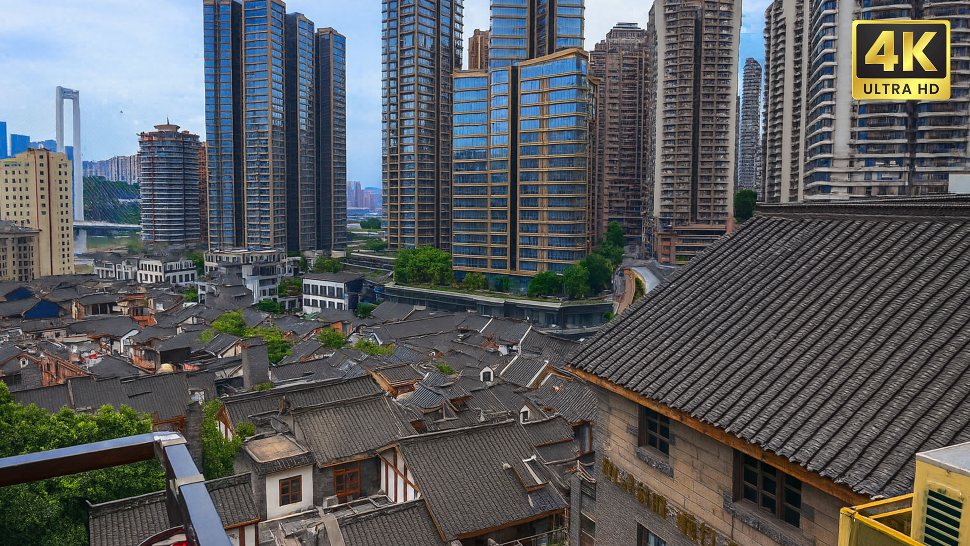 Street Walk in Chongqing’s Vertical Core – China 4K