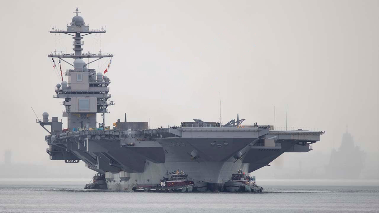 The Super Massive 252 Foot Tall Aircraft Carrier