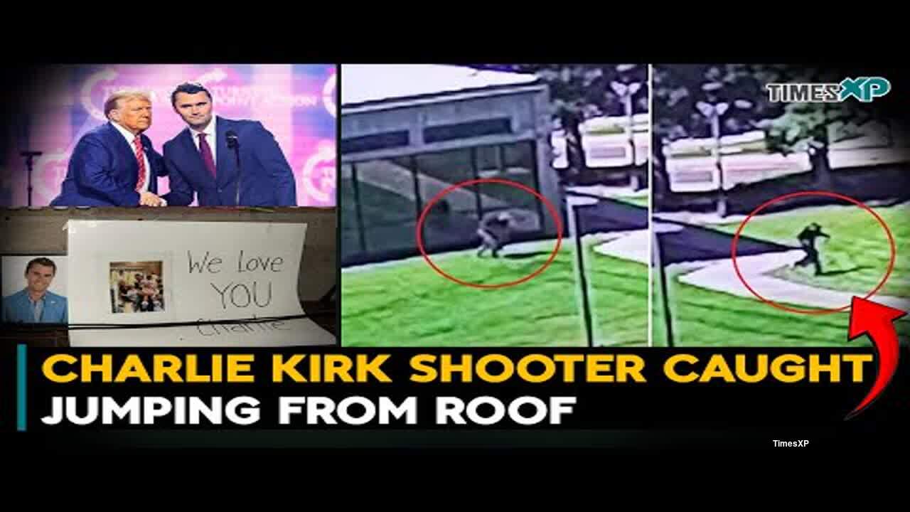 Charlie Kirk Shooter Caught Jumping From Roof To Escape
