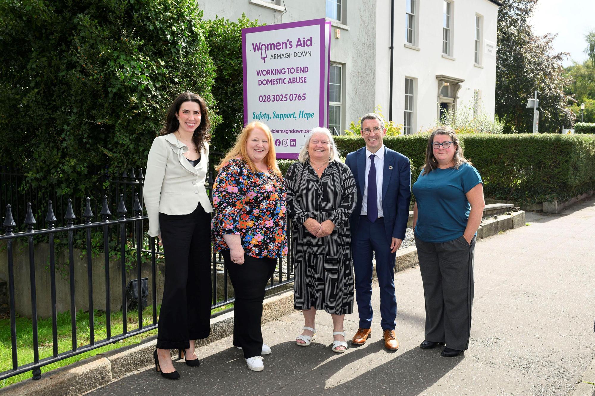 Ministers visit Women’s Aid Armagh Down