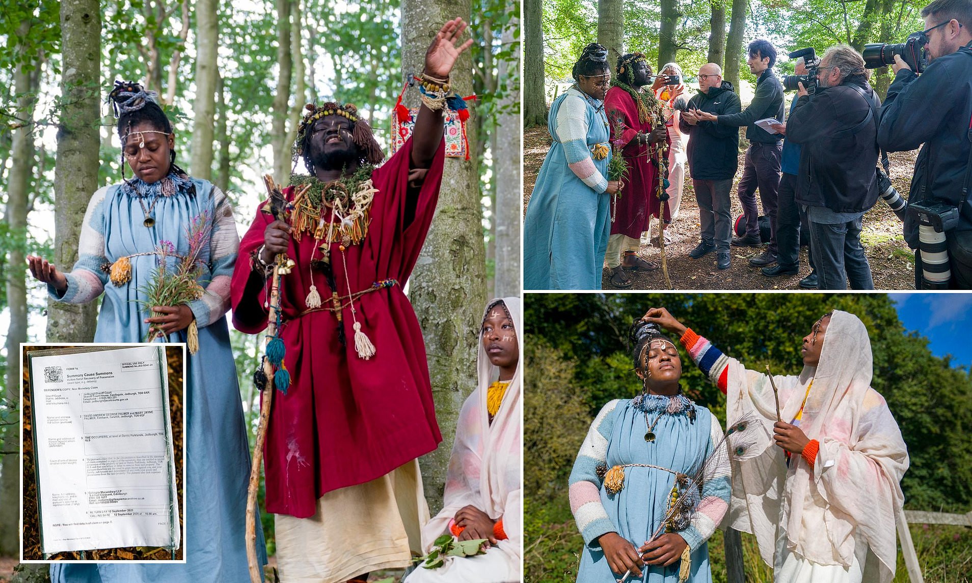 African tribe face eviction from woodland today after court order