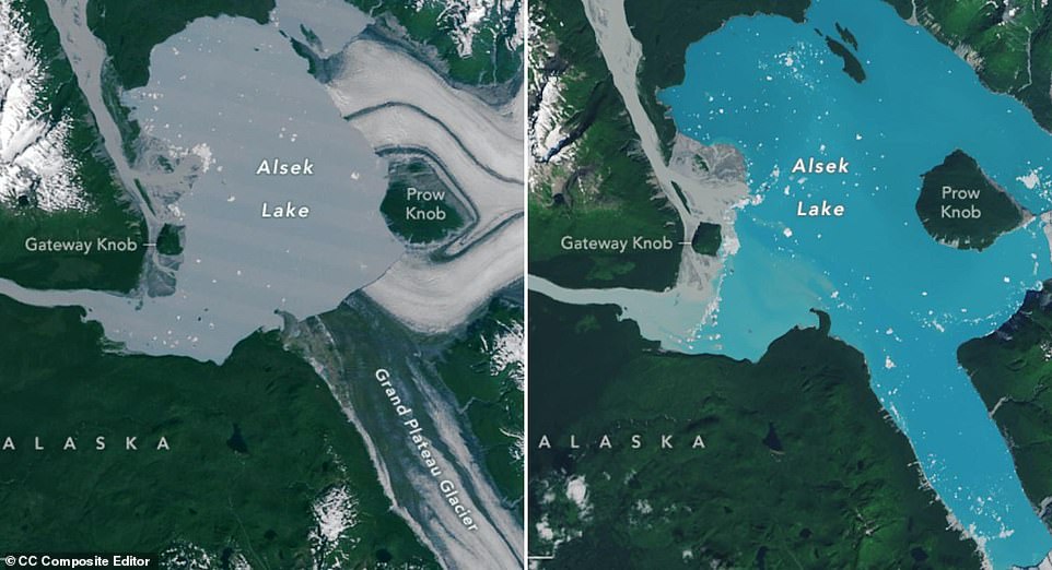 NASA satellite images reveal new island formed in Alaska