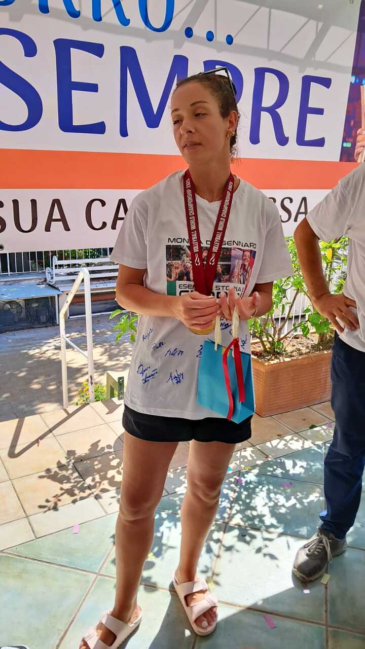 Volley, la campionessa mondiale Monica De Gennaro festeggiata a Sant ...