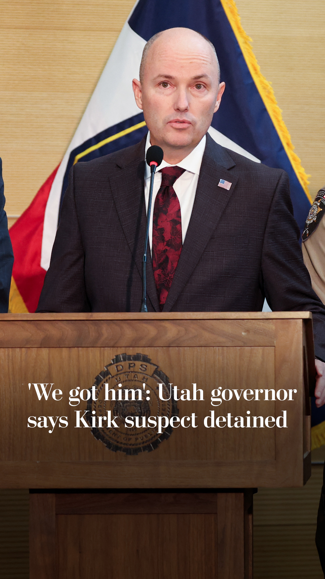 'We got him': Utah governor says Kirk suspect detained