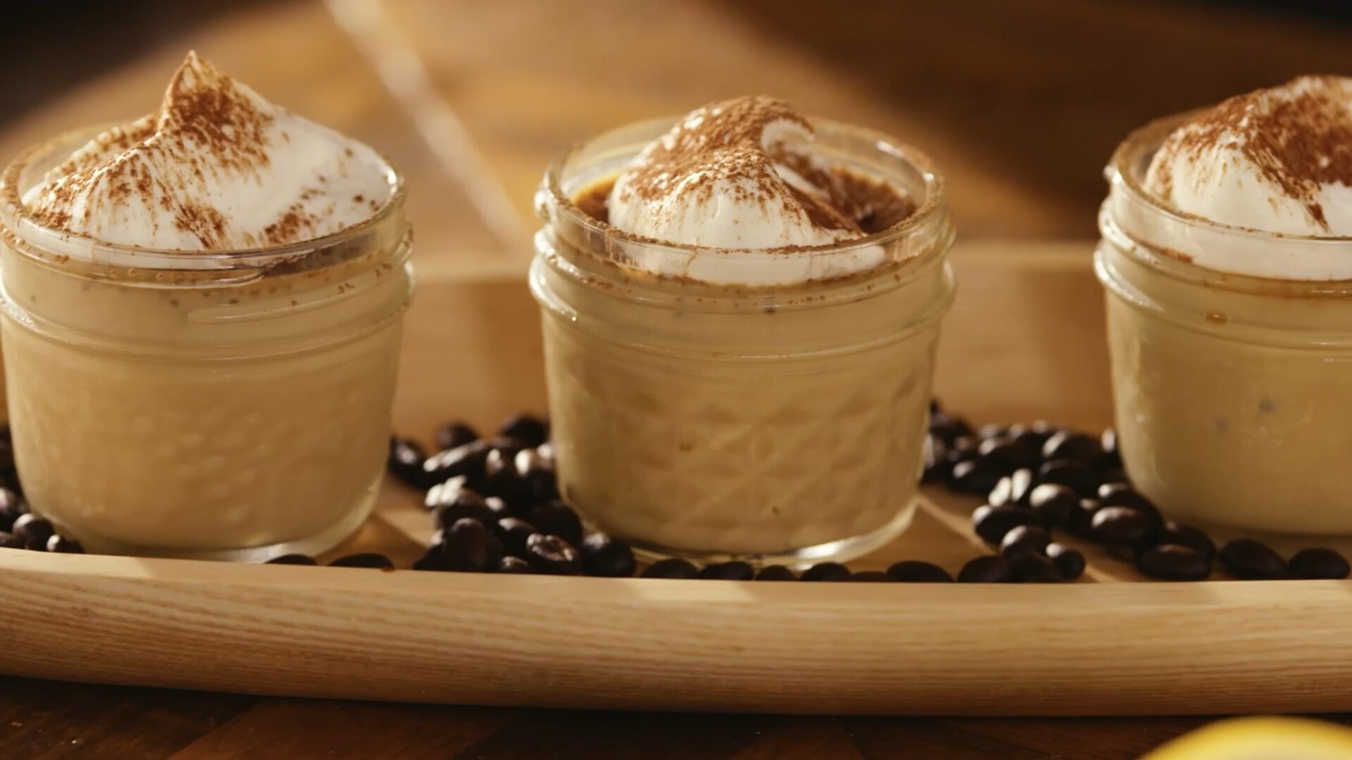 Silky coffee custard cream baked to perfection