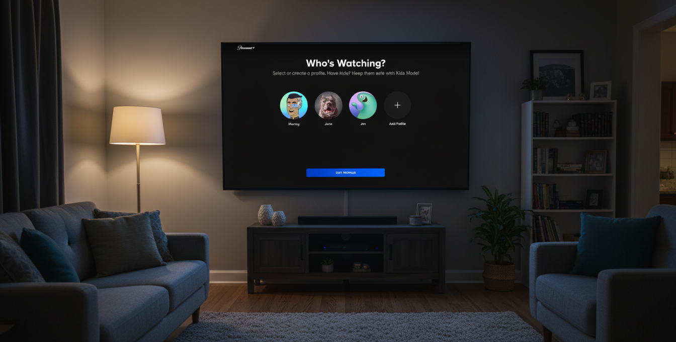 How to add a new profile to Paramount+
