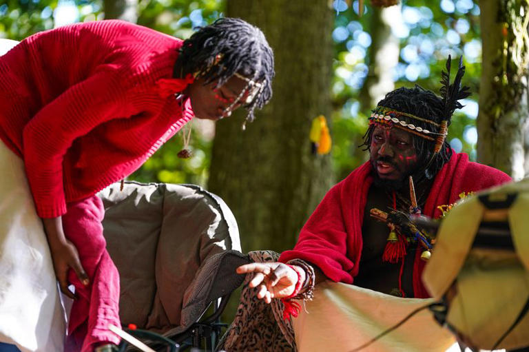 'King of African tribe' in Scottish woods says 'do your worst' after ...