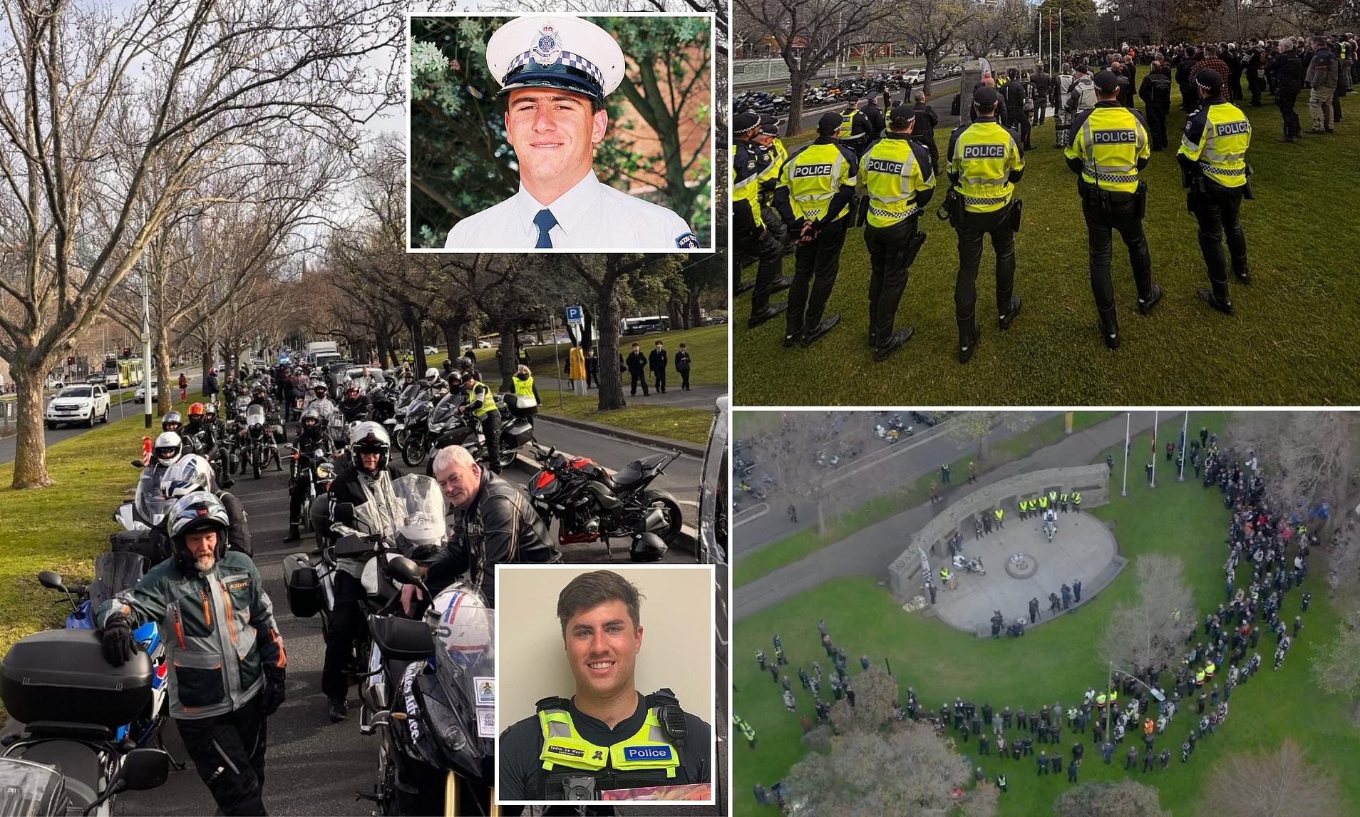 Slain police officers honoured as manhunt for alleged cop killer Dezi ...