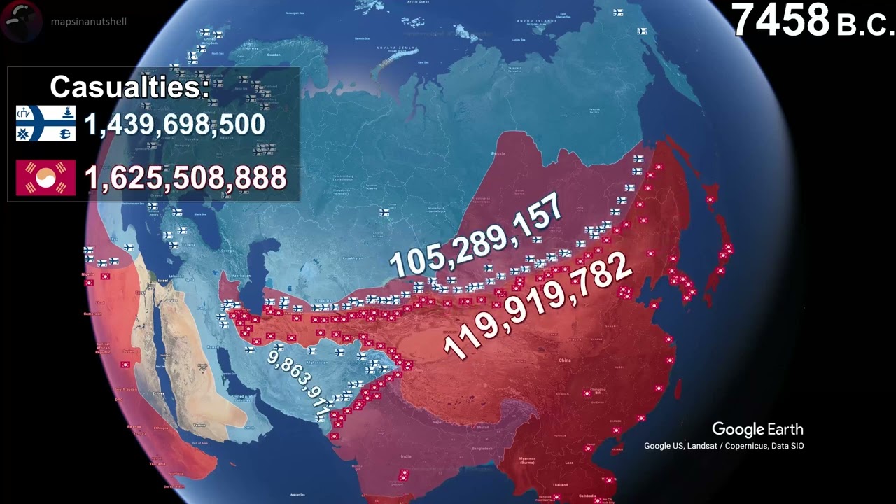 The Finno-Korean Hyperwar in 1 Minute