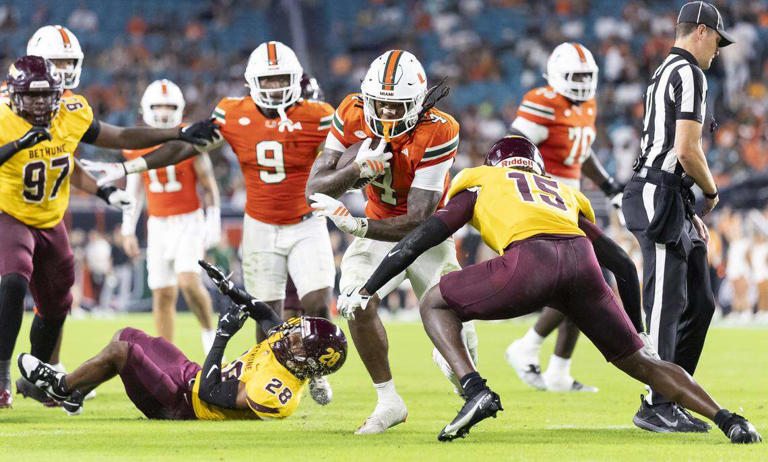 No. 5 Miami Hurricanes vs. No. 18 USF Bulls: How to watch, what to know ...
