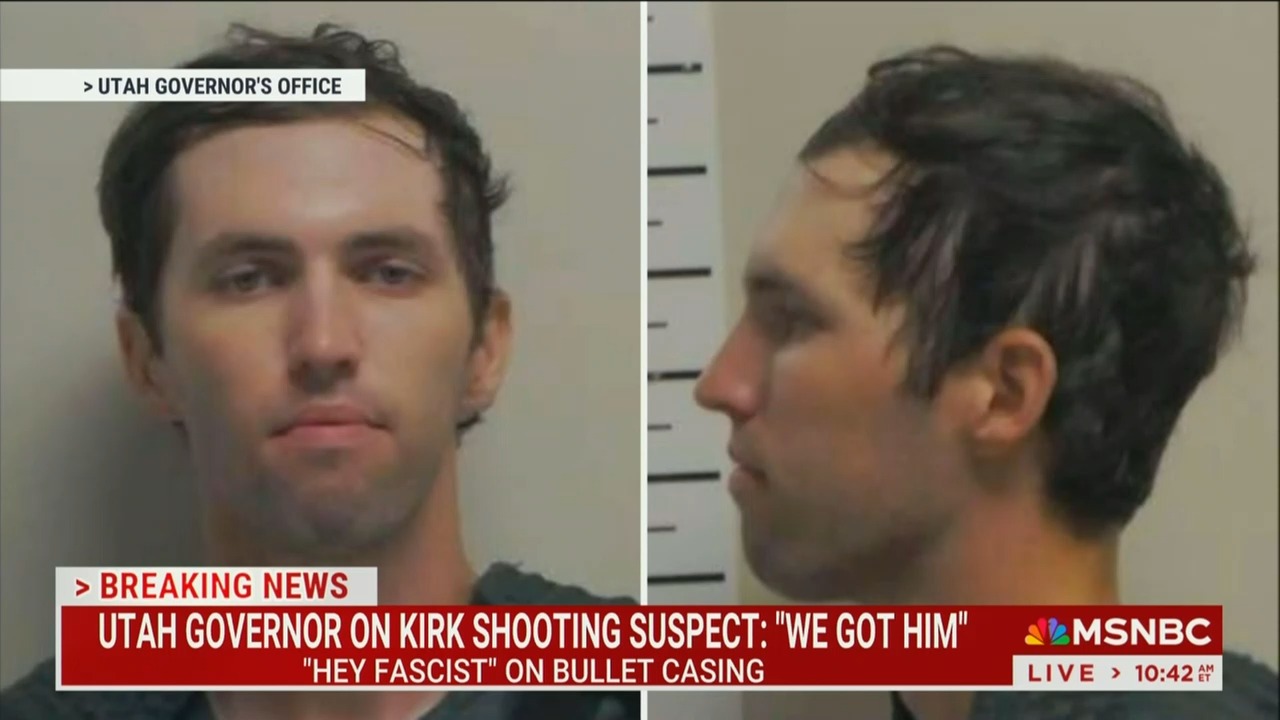 Charlie Kirk Murder Suspect’s Mugshot Released By Utah Officials