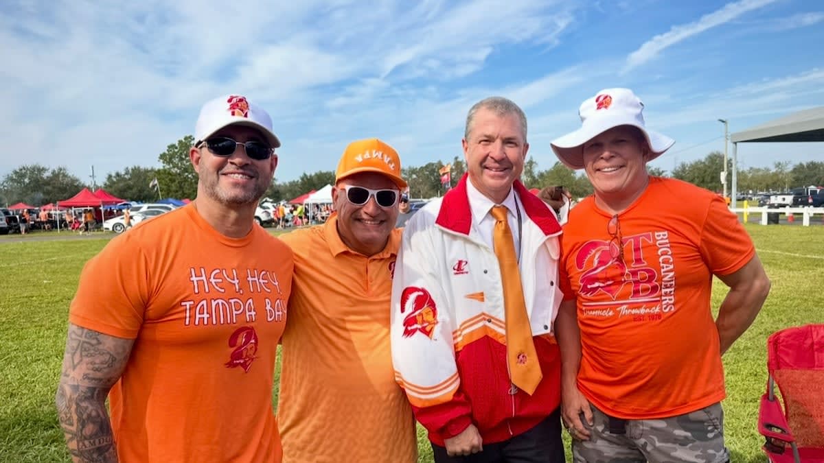 This Tampa Bay Buccaneers tailgating party has been held for decades