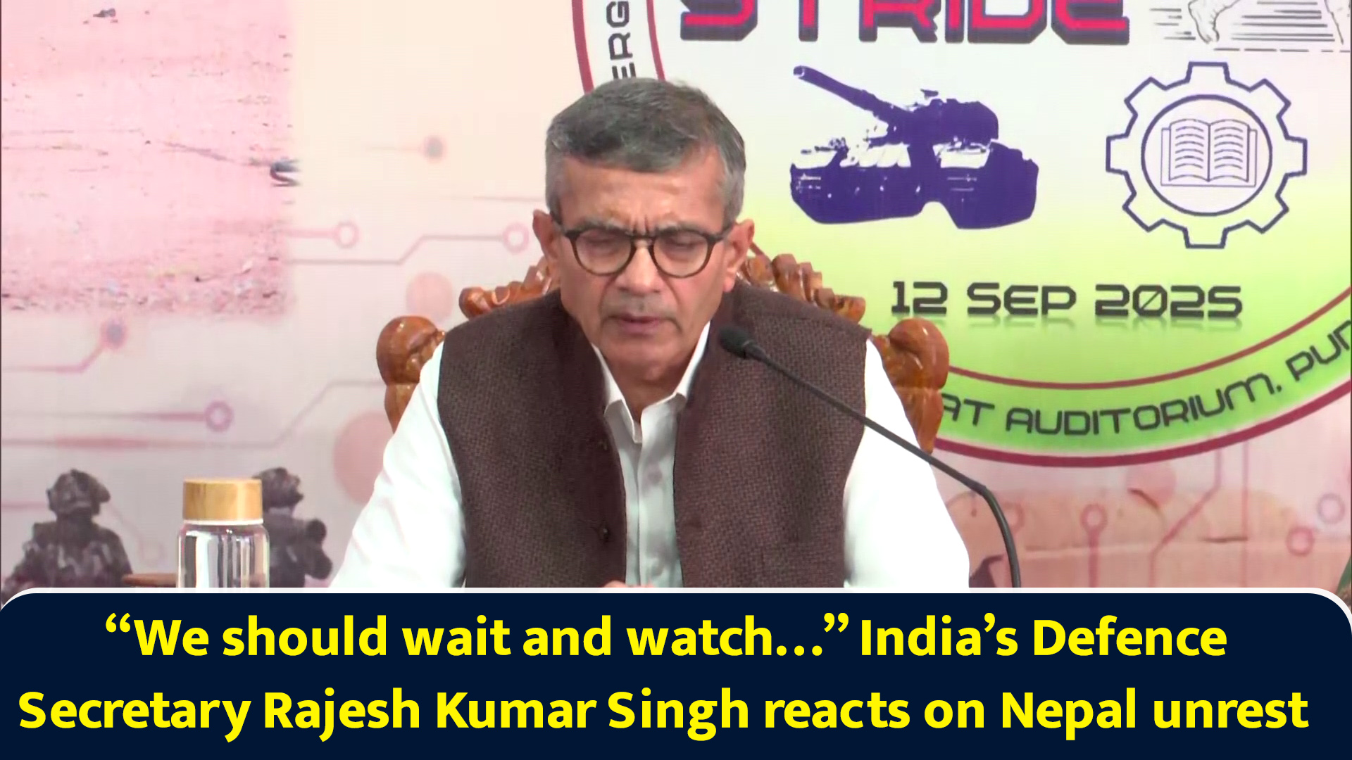 “We should wait and watch…” India’s Defence Secretary Rajesh Kumar ...