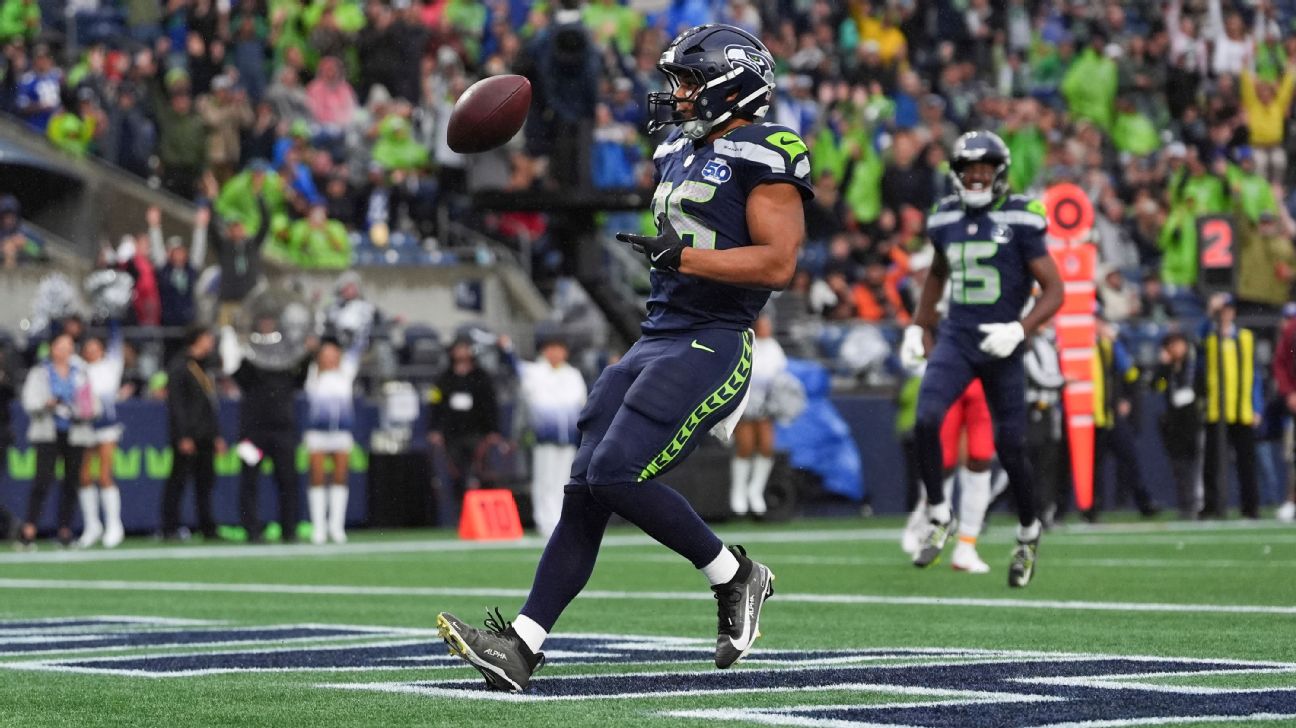 Don't be surprised if ... Charbonnet becomes an RB2, Johnston is on ...