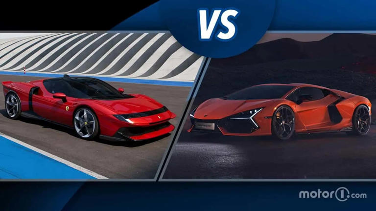 Ferrari 849 Testarossa vs. Lamborghini Revuelto: comparativa con más de ...