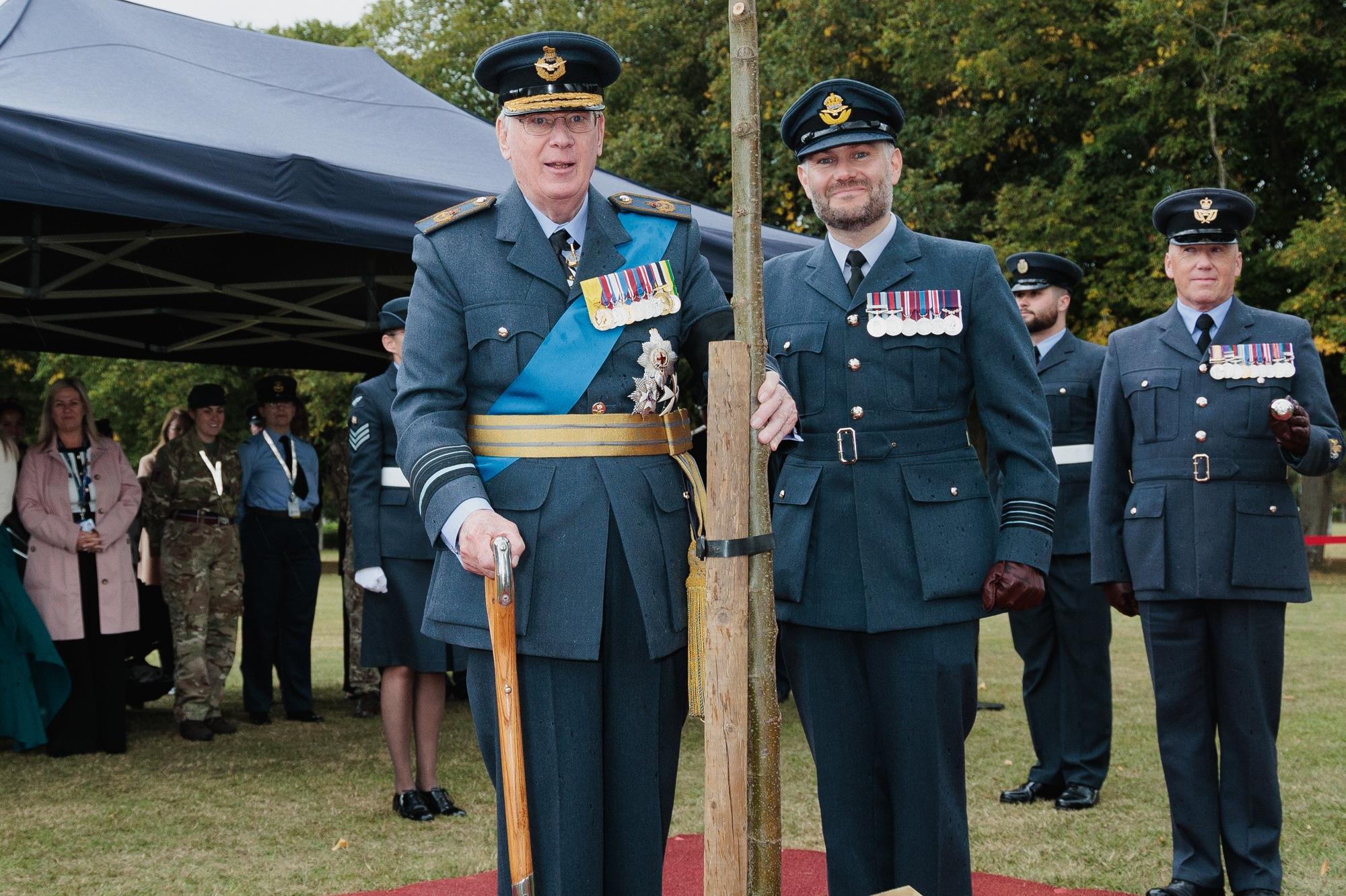 Duke attends RAF College Cranwell for King’s Review of graduates
