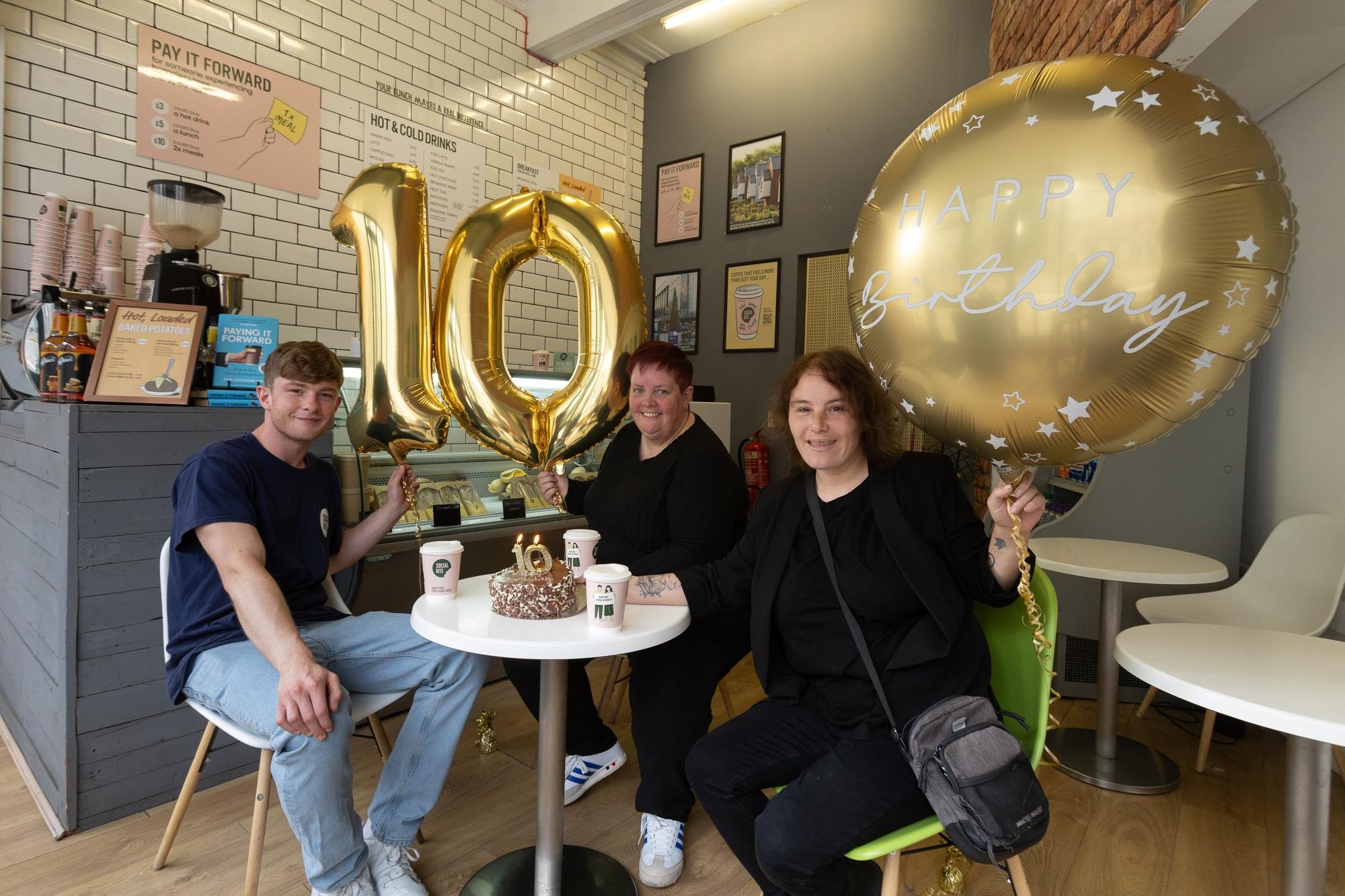 Aberdeen Social Bite coffee shop celebrates 10 years of changing lives