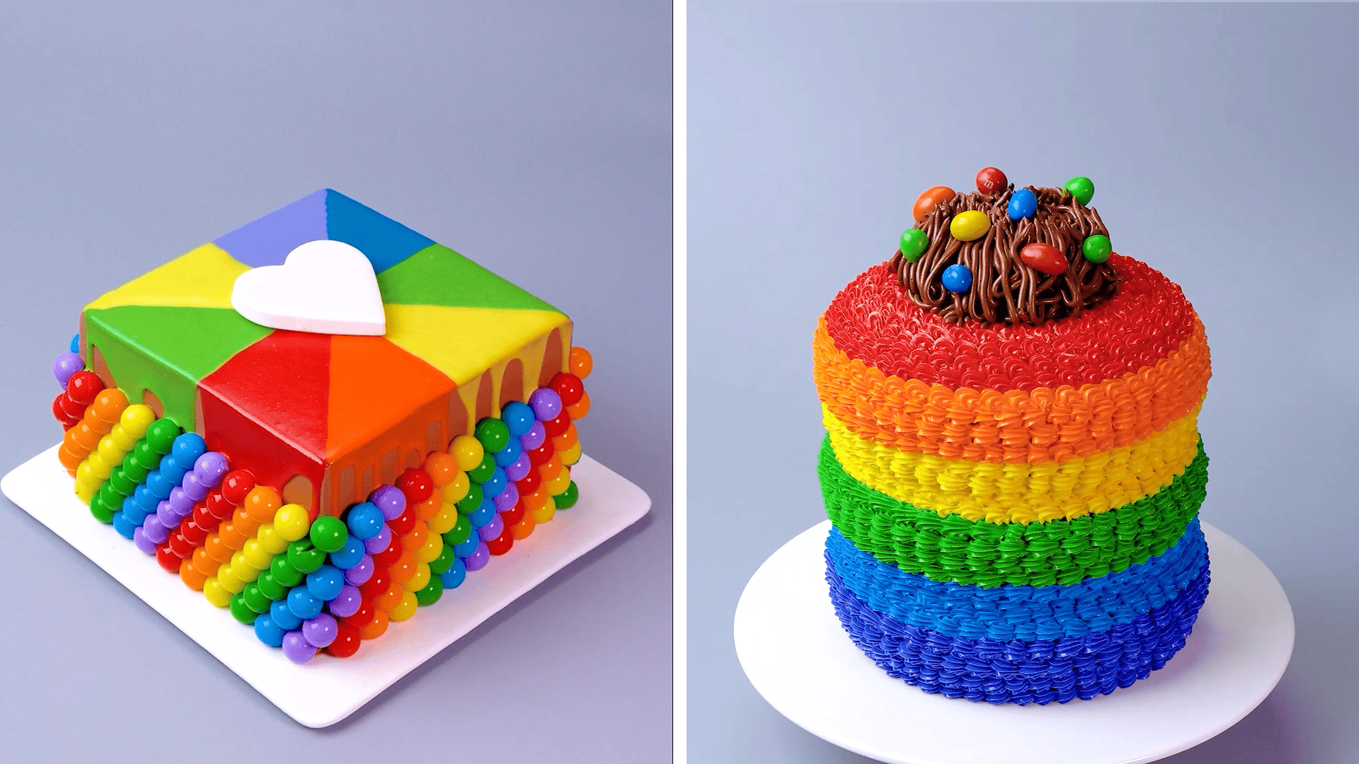 How to Make Rainbow Layer Cakes