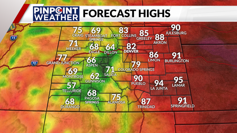Denver weather: More chances for rain and cooler temperatures