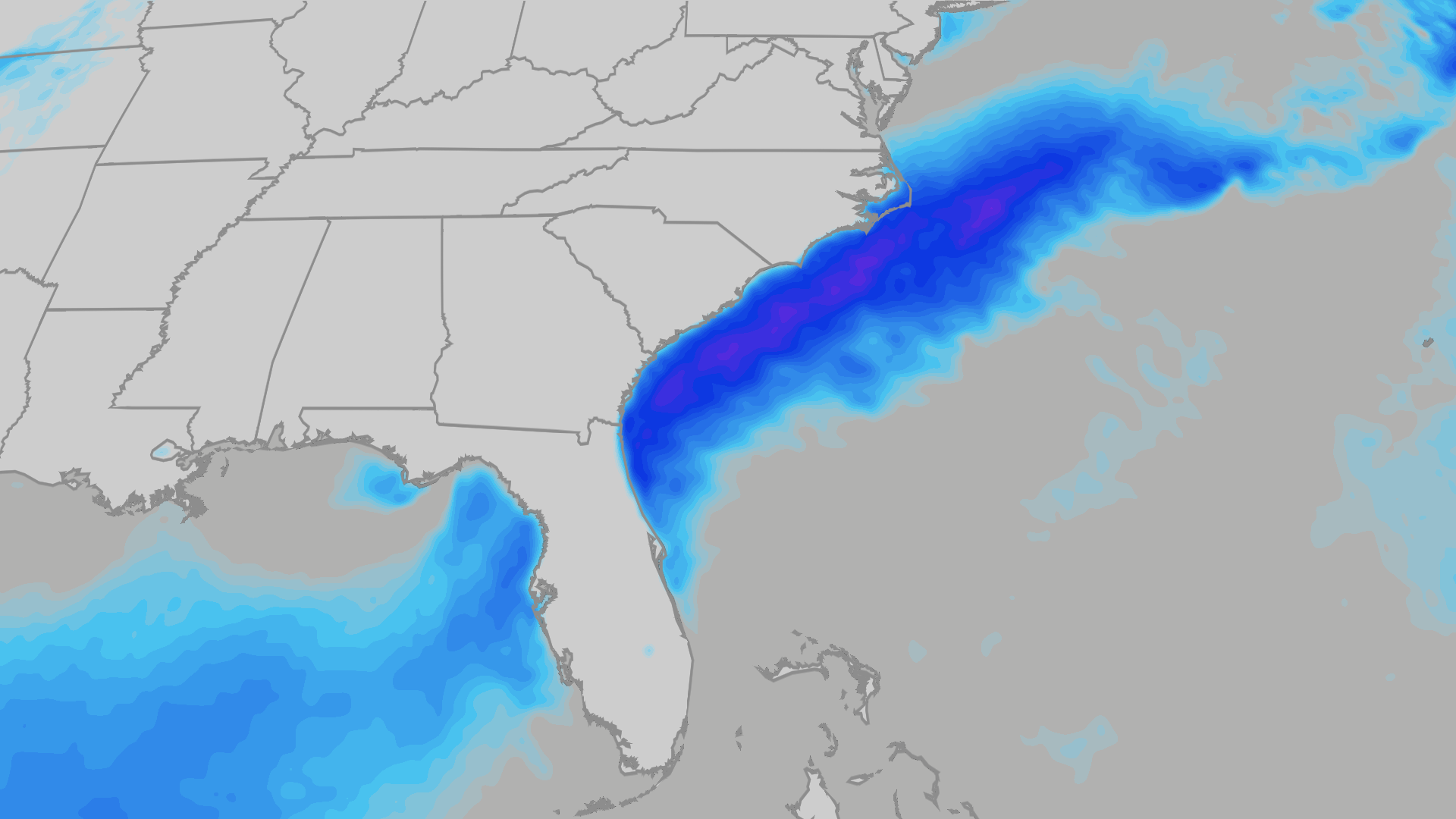 East Coast Concerns: Gusty Winds, Rough Surf, Rip Currents