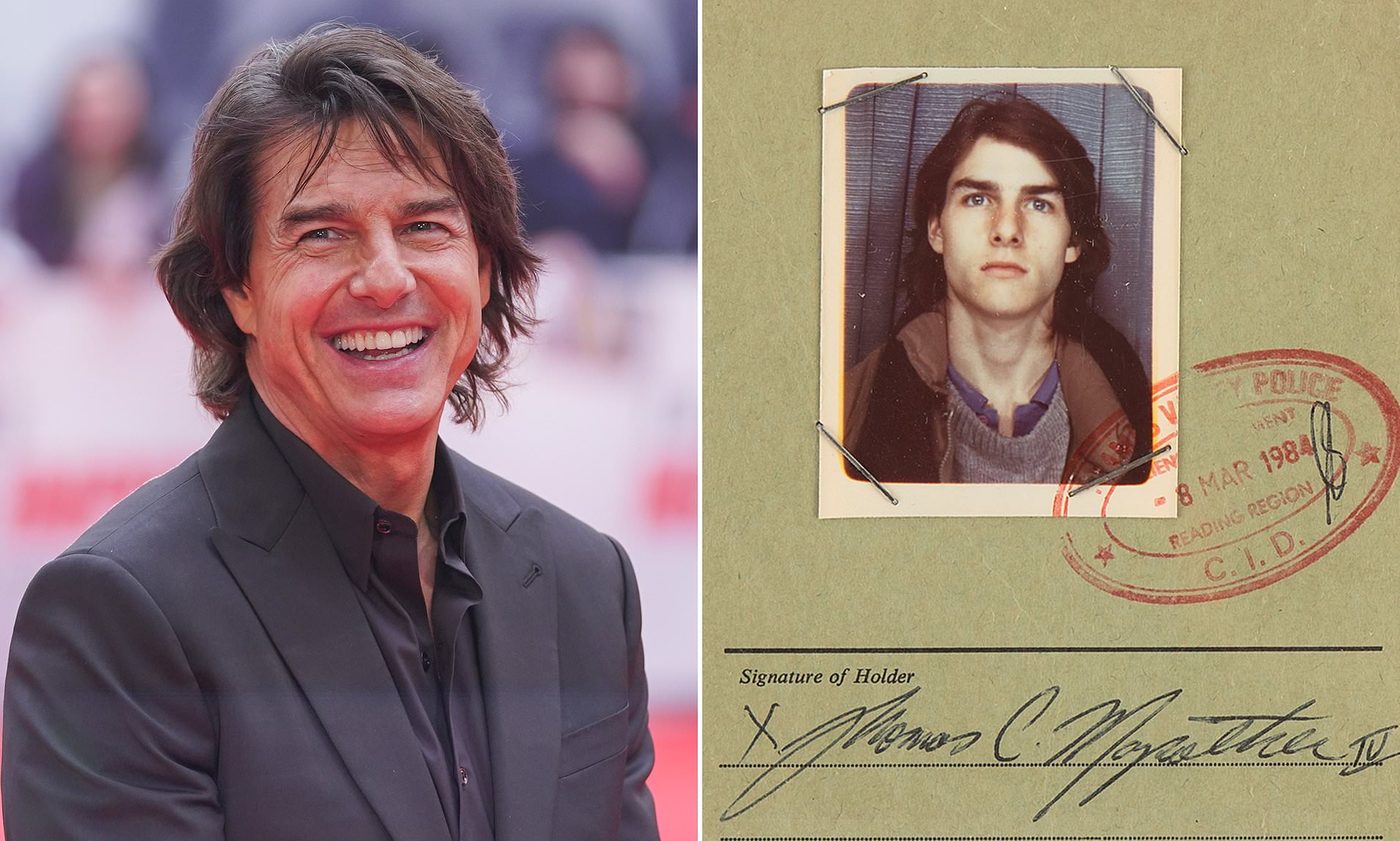 Auction offers rare glimpse into Tom Cruise's earliest days as a rising ...