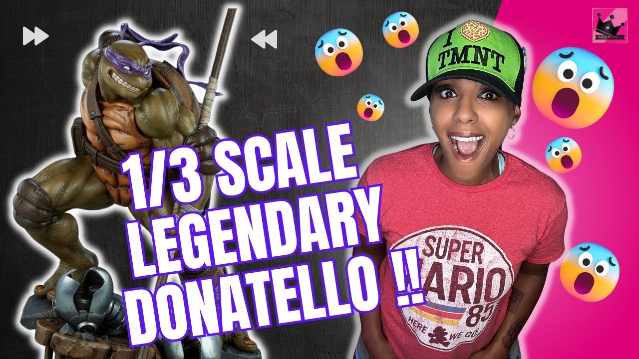 TMNT Legends Line – Donatello 1/3 Scale Statue Unboxing