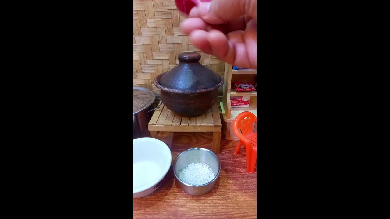 World's smallest stir-fry? Chef cooks up tiny meal in miniature kitchen