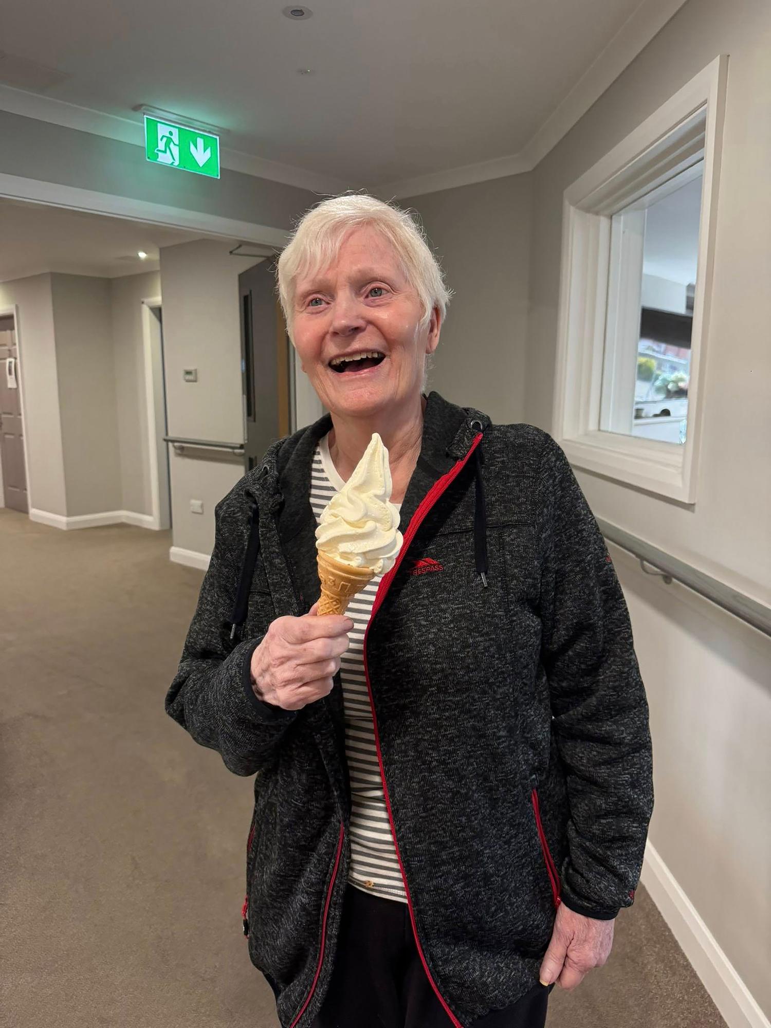 Residents enjoy sweet summer surprise at Foley Grange Care Home