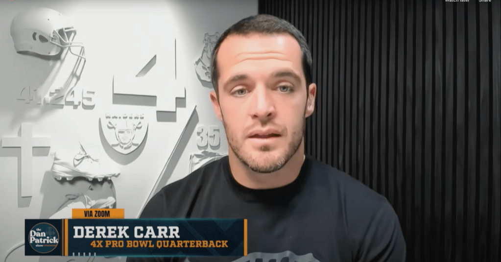 Derek Carr opens door for NFL comeback months after shocking $30 ...