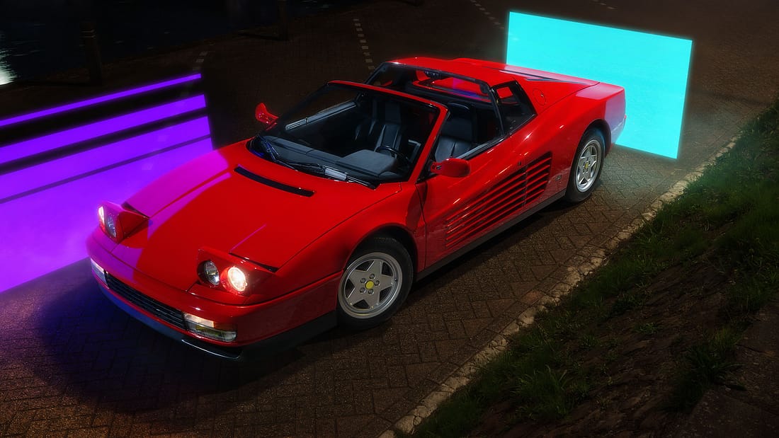 Guida Touring Sport auf Ferrari-Basis: Einmaliger Testarossa Targa von ...