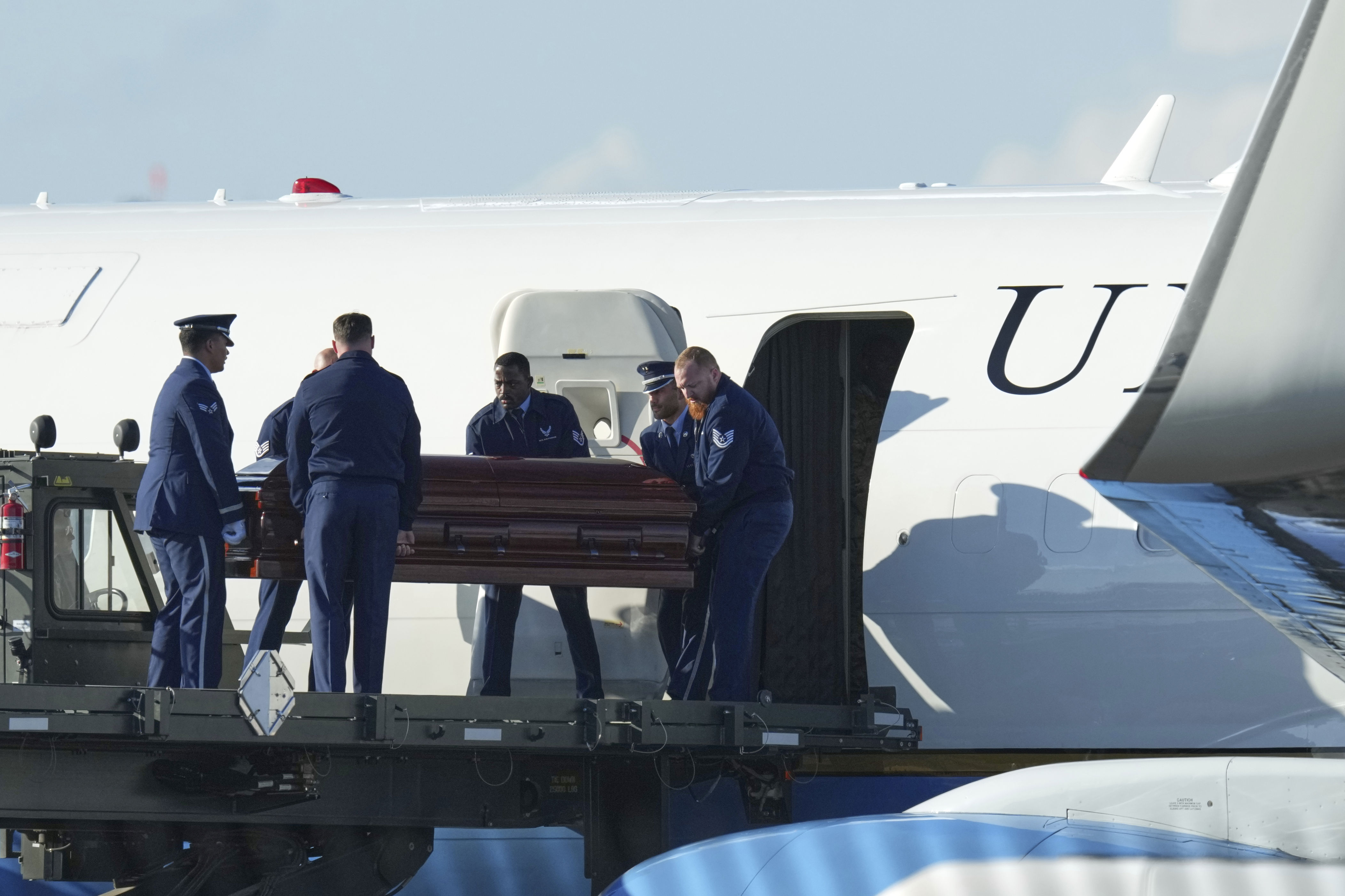 Charlie Kirk's casket flown home to Arizona aboard Air Force Two