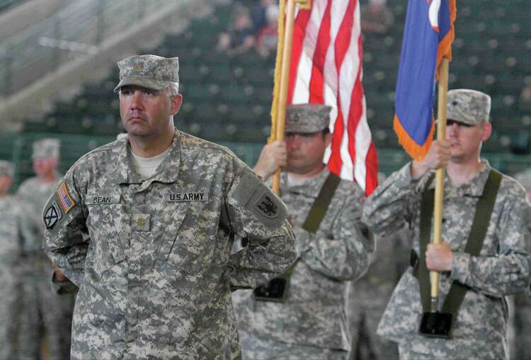 U.S. Army Reserve unit stationed at Conroe airport moving toward ...
