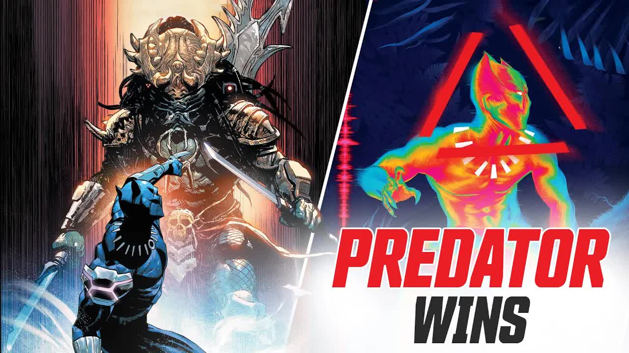 Predator defeats Black Panther (Predator versus Black Panther finale)