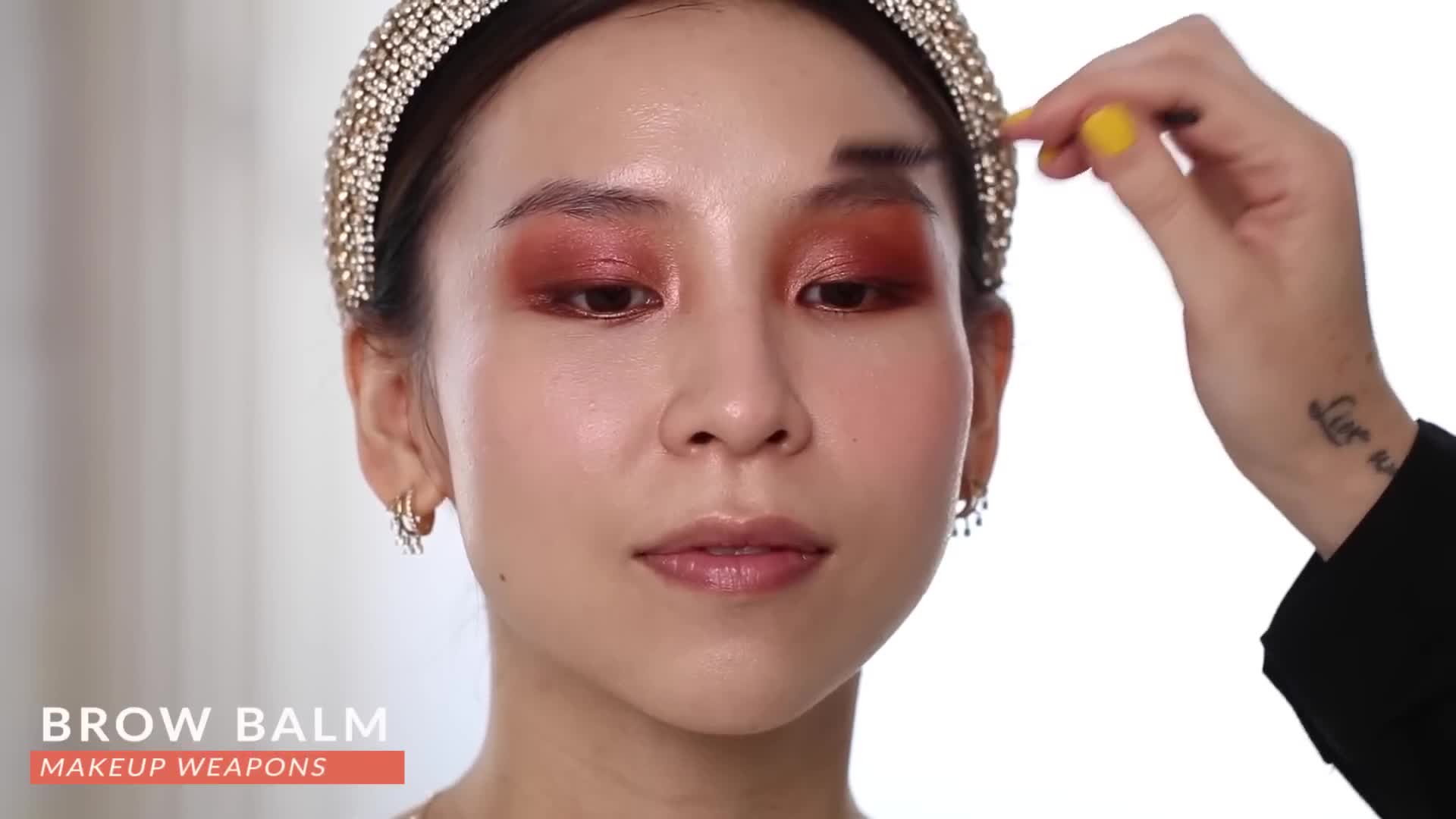 Getting my makeup done by an award-winning artist