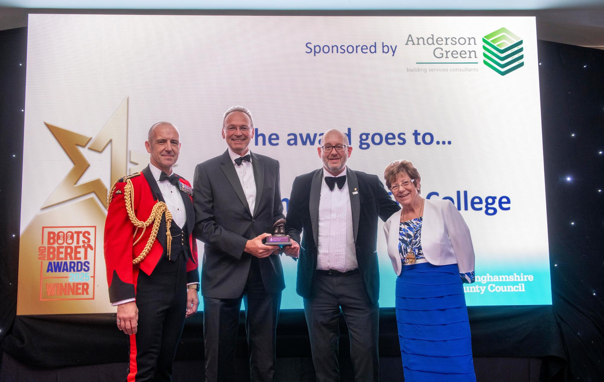 Nottinghamshire’s Armed Forces’ champions honoured at Boots and Beret ...