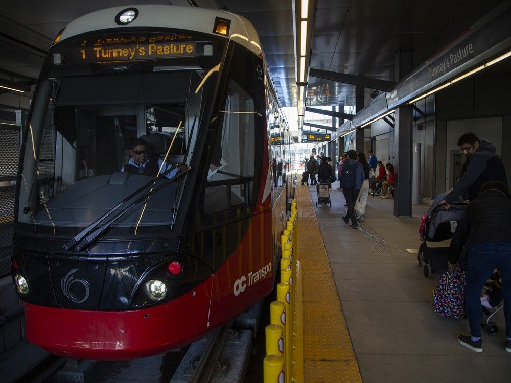 OC Transpo's Line 1 shut down for east extension testing this weekend
