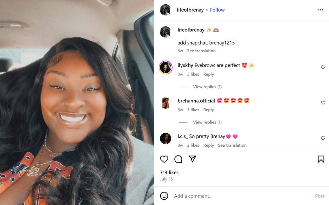 NC TikTok star Brenay Kennard arrested and charged with cyberstalking
