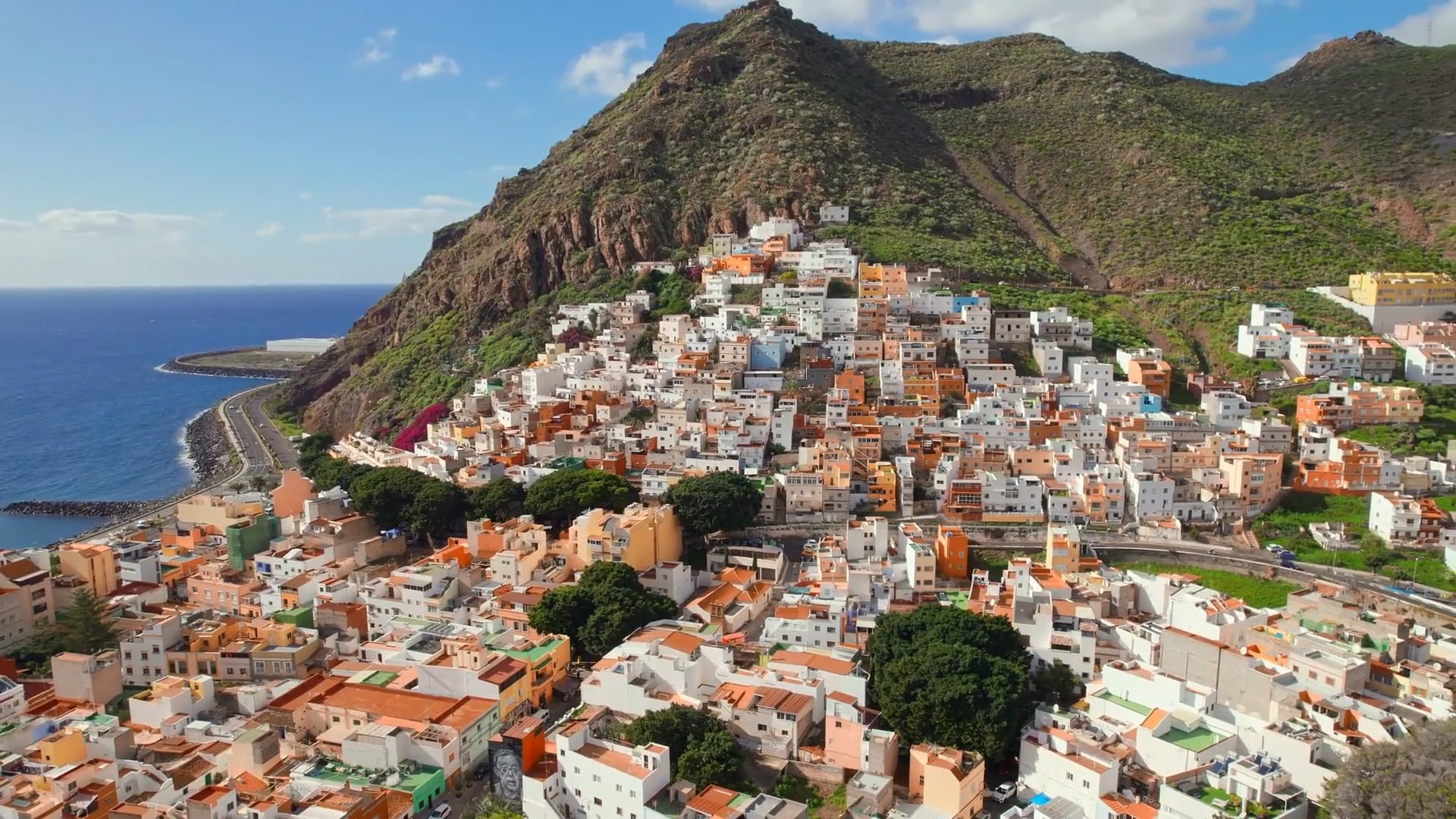 Drone Flight Over San Andres, Tenerife