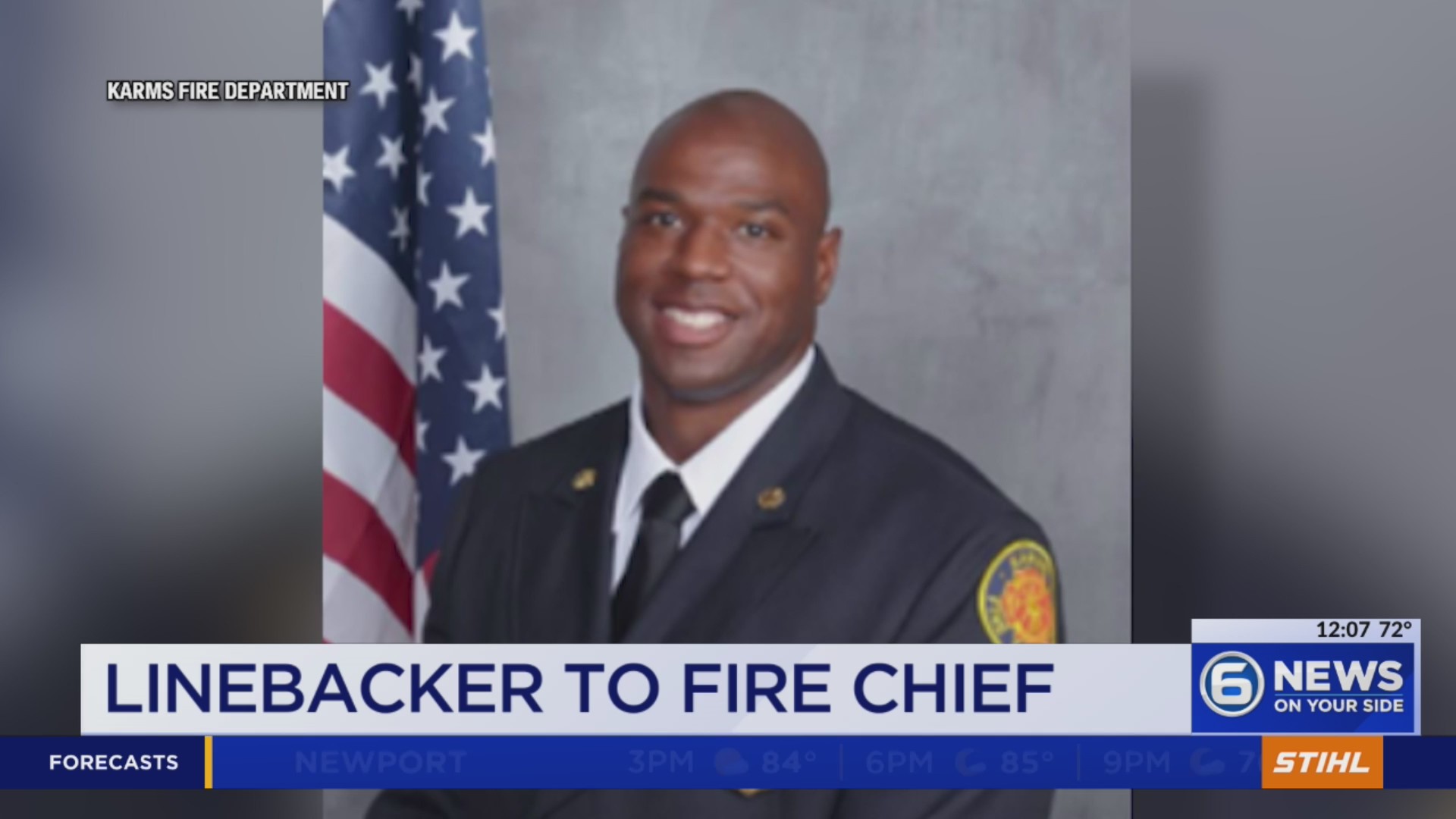 Linebacker to Fire Chief: The Herman Lathers story