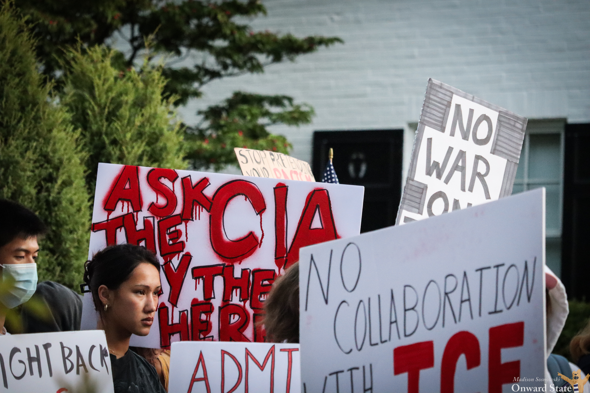 Anti-ICE Protesters March Across Penn State Campus