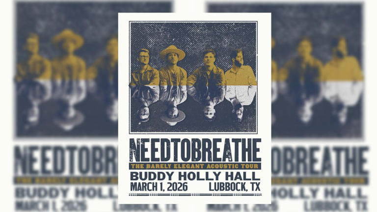 NEEDTOBREATHE makes its way to The Buddy Holly Hall