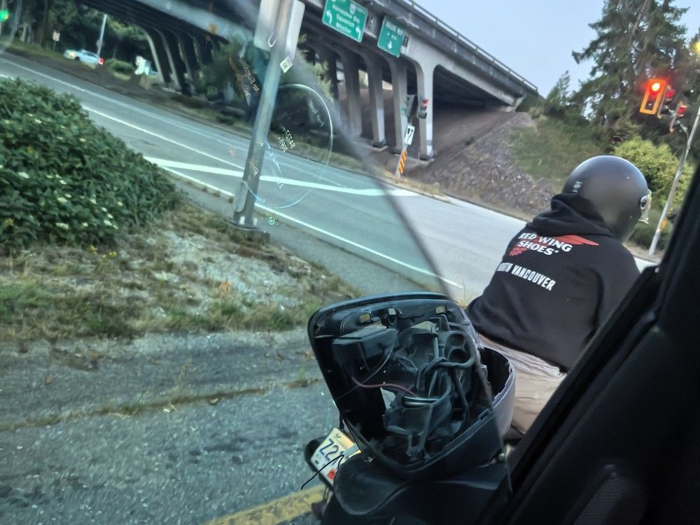 Mercedes smashed in alleged road rage incident in West Van