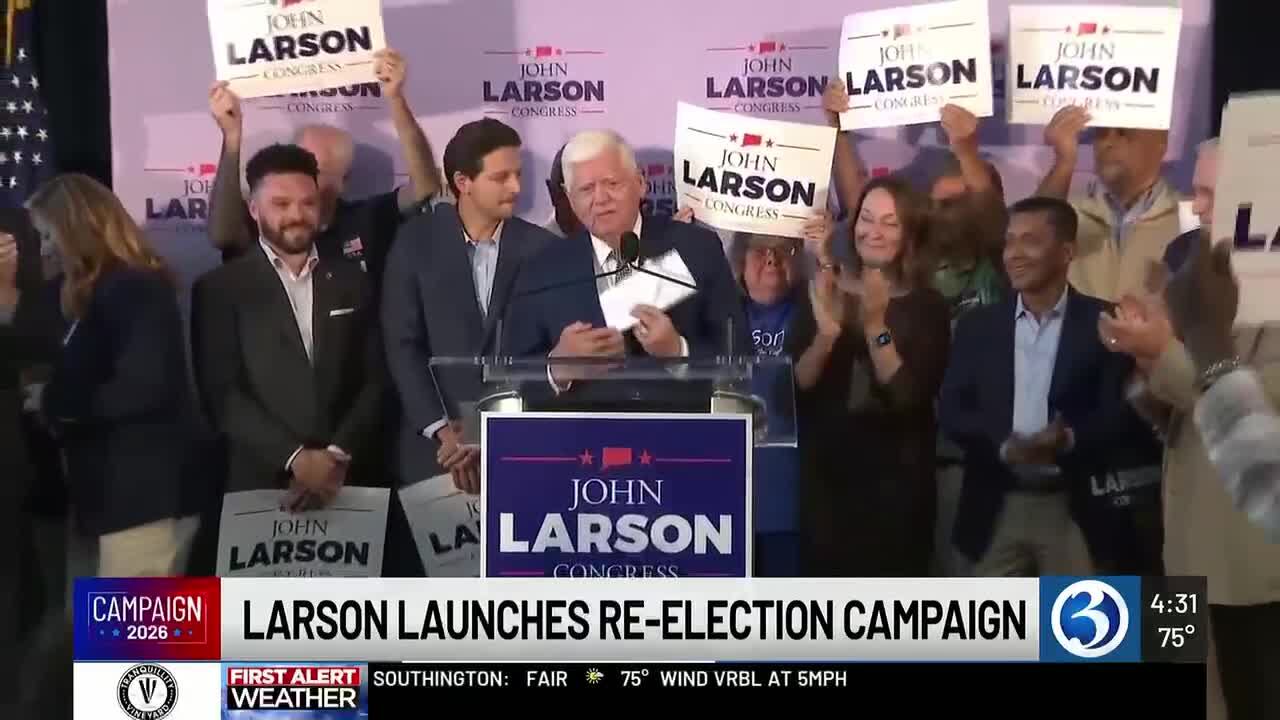 Rep. Larson officially announces reelection campaign