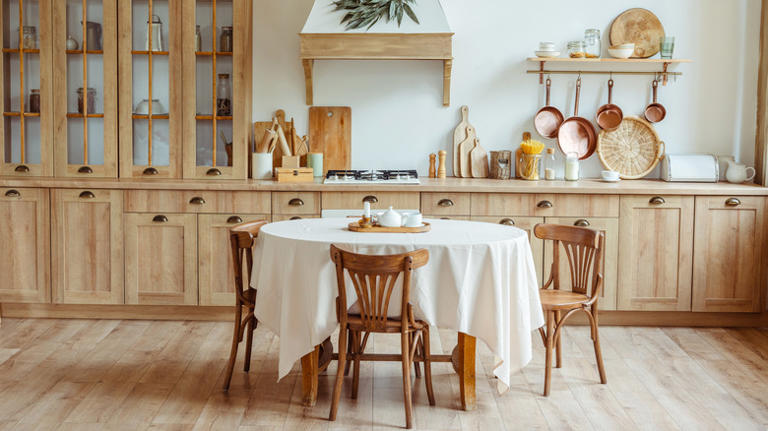 This Classic Backsplash Design Gives Your Kitchen Rustic, Industrial Vibes